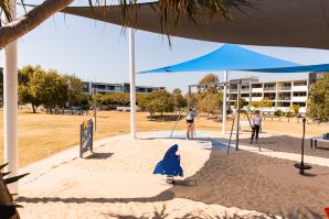 Bulimba Riverside Park in Bulimba | Love Street Playground - Brisbane Kids