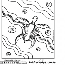Aboriginal Colouring Pages - Brisbane Kids