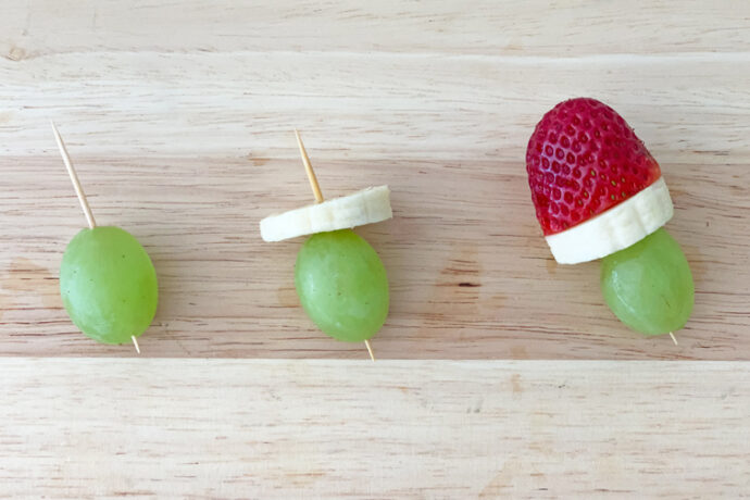 Christmas Edible Grinch Hats with Grapes! - Brisbane Kids
