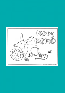 Australian Themed Easter Colouring Pages - Brisbane Kids