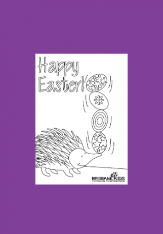 Australian Themed Easter Colouring Pages - Brisbane Kids