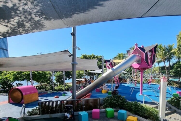 Riverside Green Playground at South Bank - Brisbane Kids