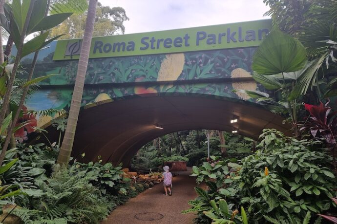 Roma Street Parkland Map - Brisbane Kids